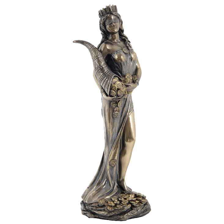 Fortuna Statues and Lady Fortune Figures - Medieval Collectibles