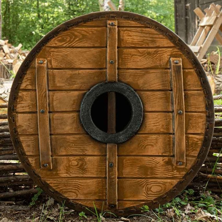 Thegn LARP Shield - Blue/White -70 cm - MCI-3558 - Medieval Collectibles