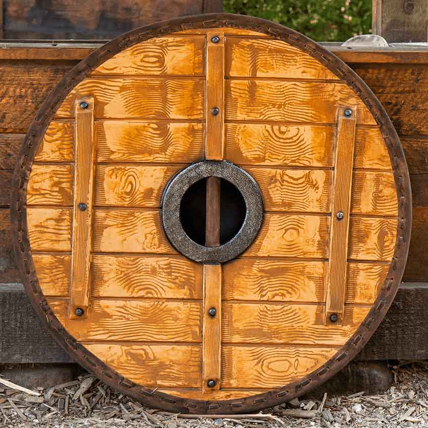 Thegn LARP Shield - Blue/White - 80 cm - MCI-3559 - Medieval Collectibles