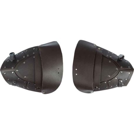 Quintus Leather Pauldrons - Standard Version - MY100835 - Medieval ...