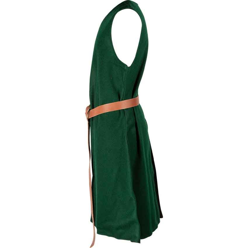 Knightly Wool Tabard - Green - HW-700942 - Medieval Collectibles