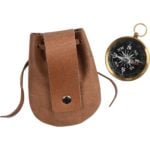 Adventurers Compass with Pouch - HW-701183 - Medieval Collectibles