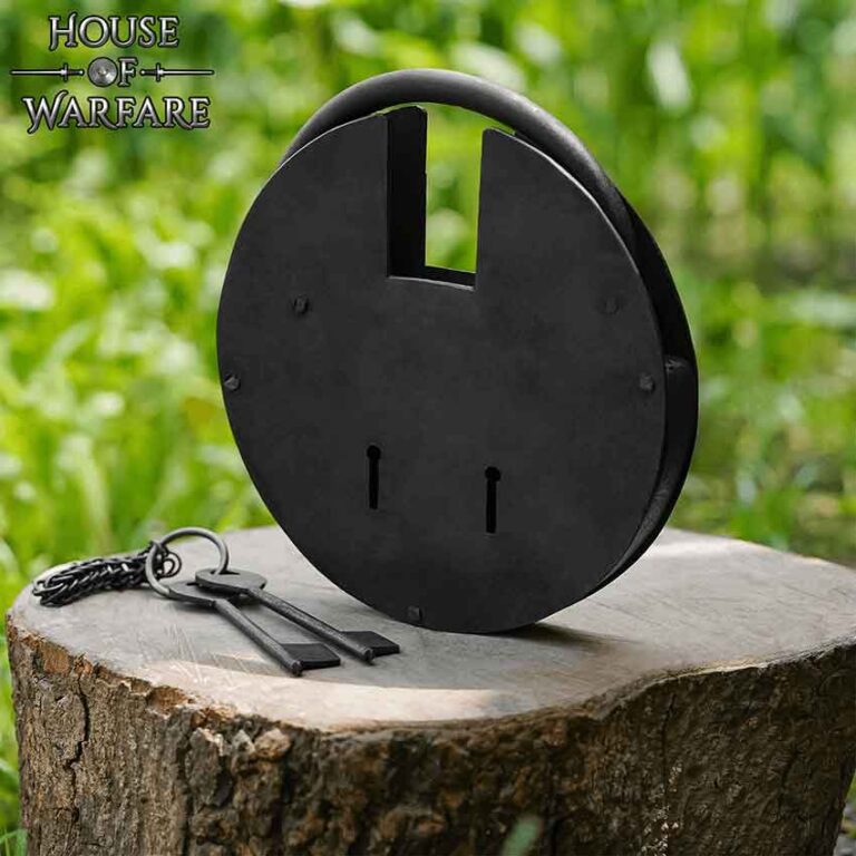 Large Medieval Padlock with Keys - HW-701203 - Medieval Collectibles
