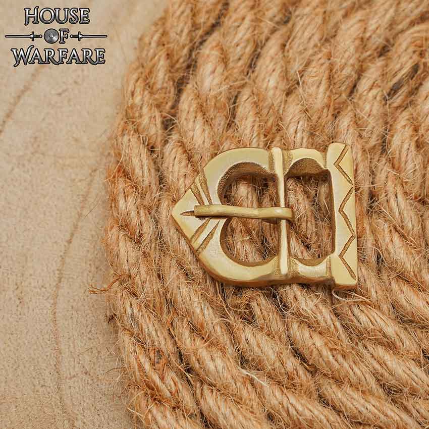 Medieval Strap Buckle with Belt Keeper - HW-701214 - Medieval Collectibles