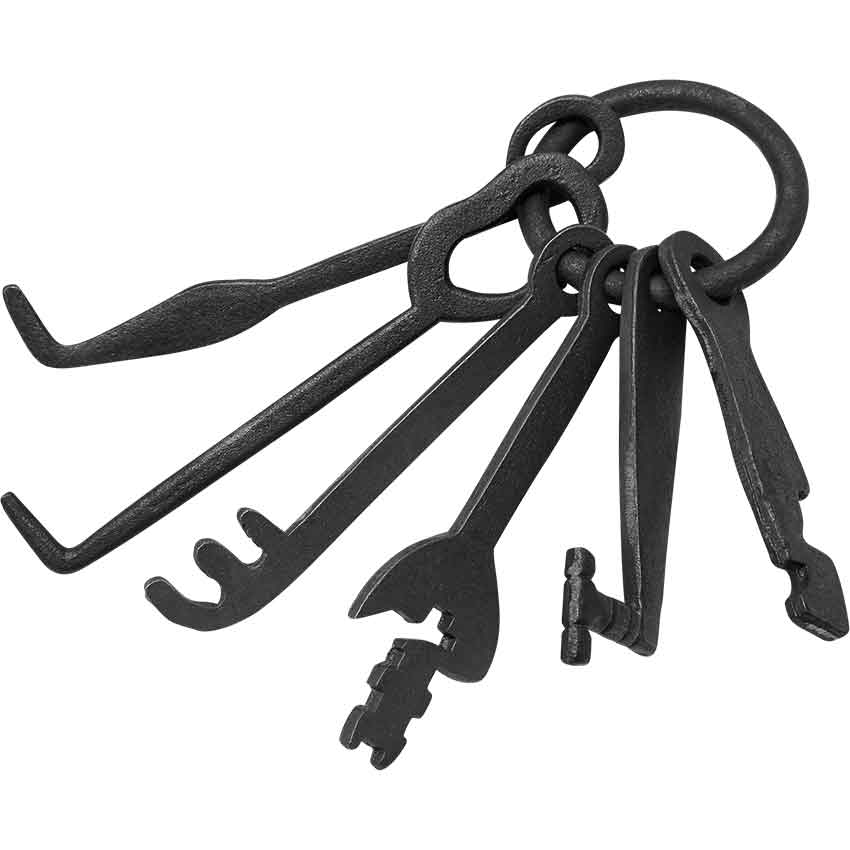 Antiqued Key Set - HW-701248 - Medieval Collectibles