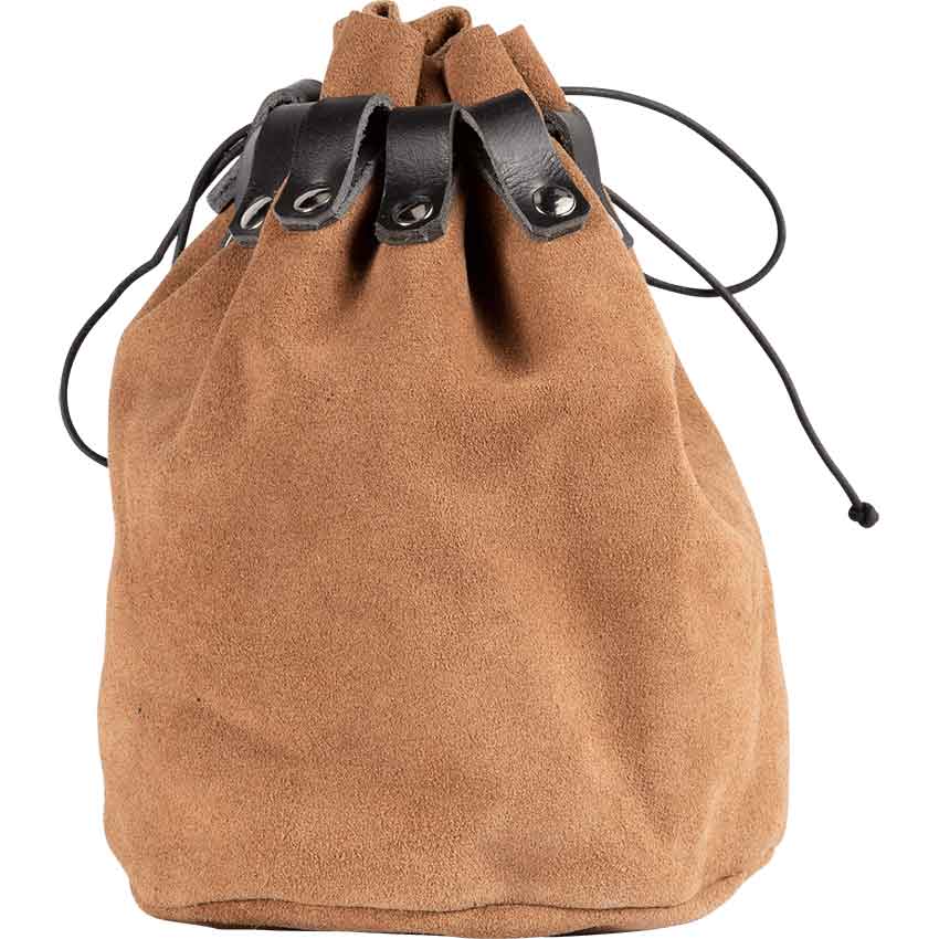 Large Drawstring Medieval Pouch - HW-701582 - Medieval Collectibles