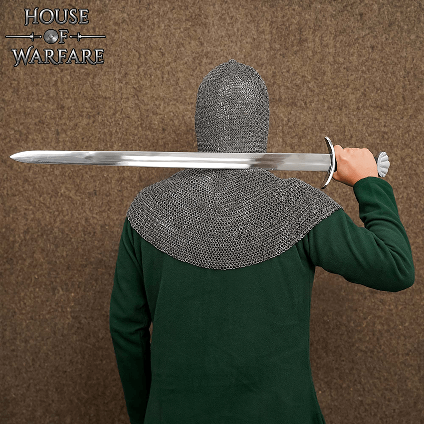 Premium Medieval Chainmail Coif - HW-700994 - Medieval Collectibles