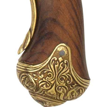Left Handed Brass Indian Flintlock - AC-22-1296L - Medieval Collectibles