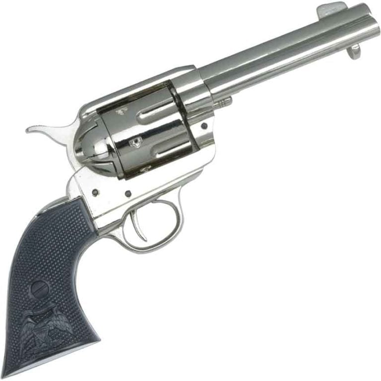 Ornate Silver Revolver