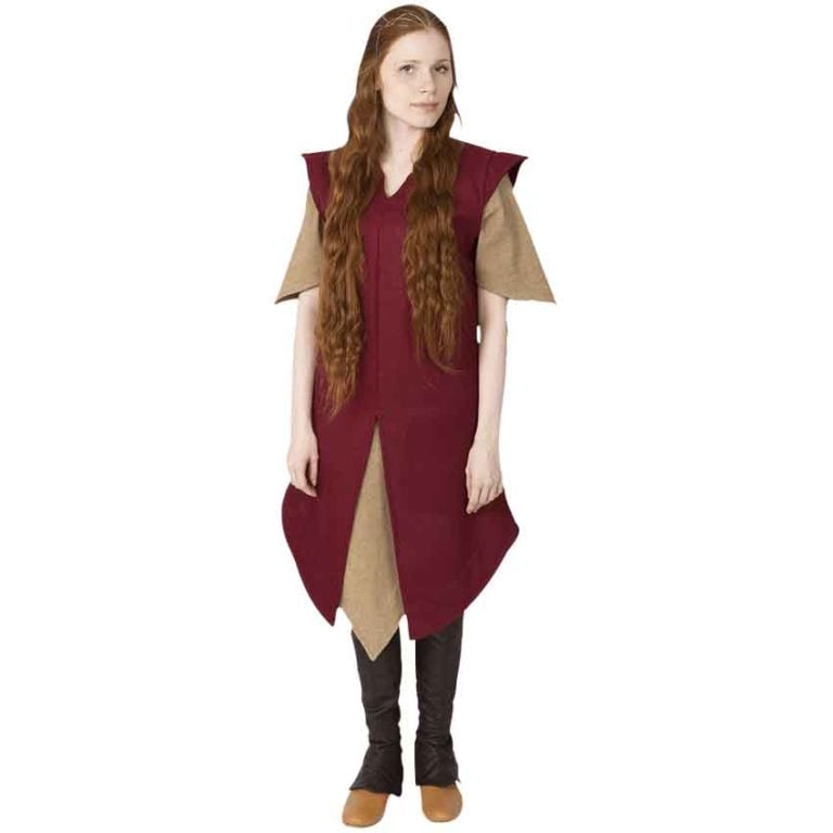 Womens Elvish Winter Tunic - BG-1072 - Medieval Collectibles