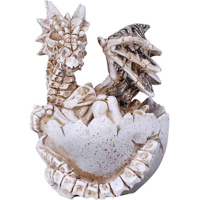 Skeletal Dragon Hatchling Statue - CC13363 - Medieval Collectibles