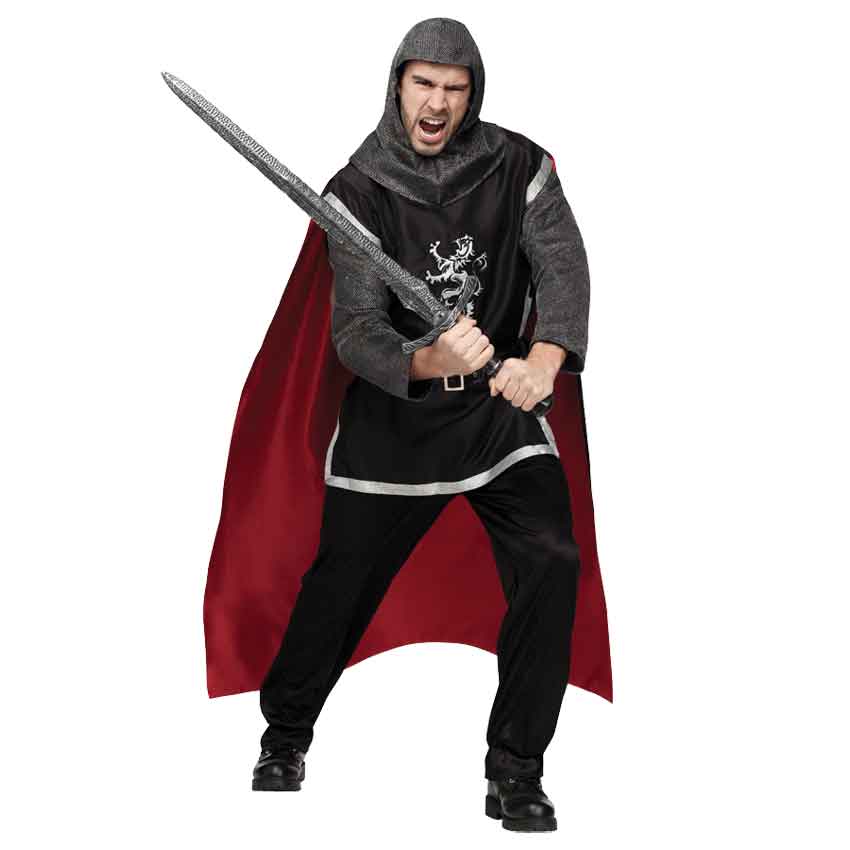 Medieval Knight Costume With Helmet