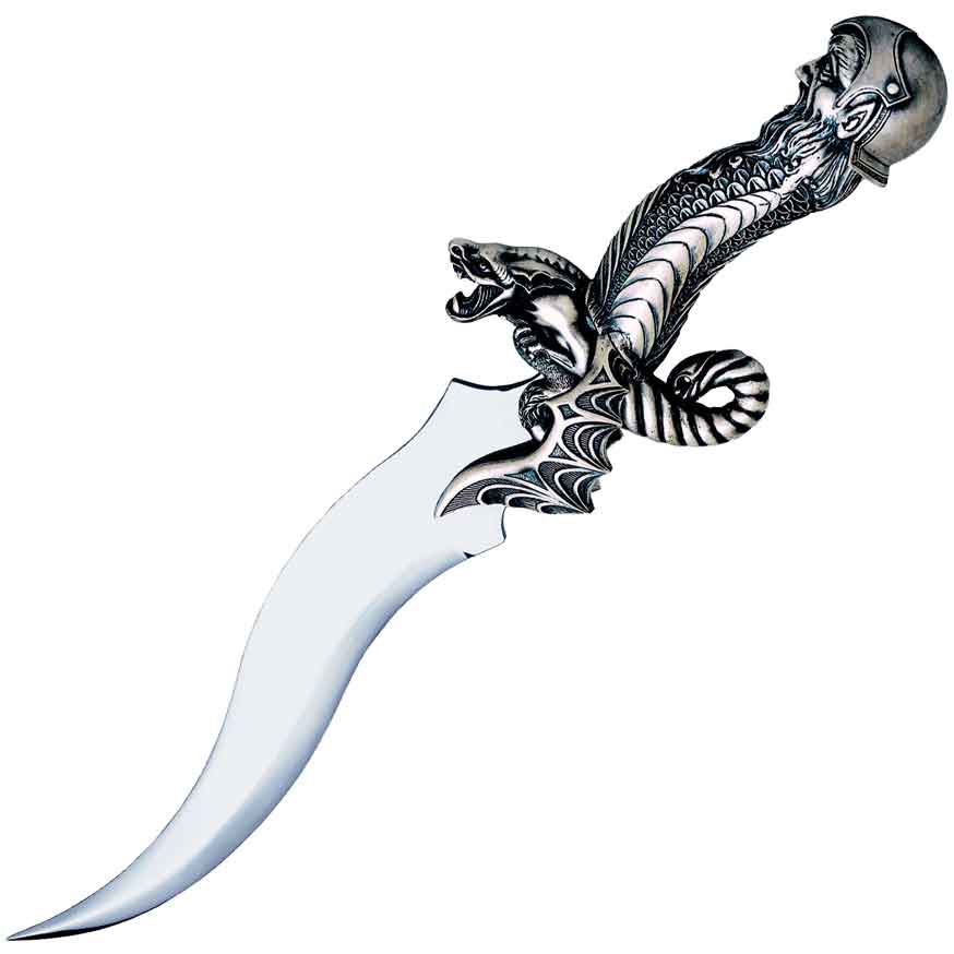 Curved Skull Dagger