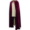 Long Velvet Cloak with Hood - MCI-613 - Medieval Collectibles