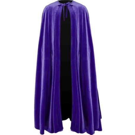 Long Velvet Cloak - MCI-614 - Medieval Collectibles