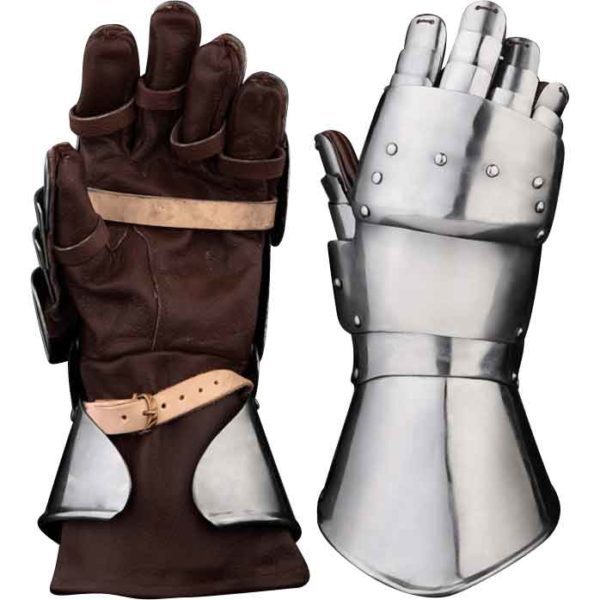 15th Century Knight Gauntlets - MH-A0941 - Medieval Collectibles