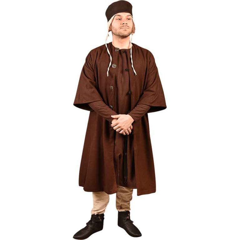 Rudolf Wool Coat - MY100896 - Medieval Collectibles