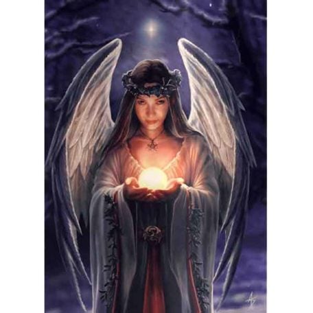 Yule Angel - Yuletide Cards 6 Pack - 090-AN12 - Medieval Collectibles