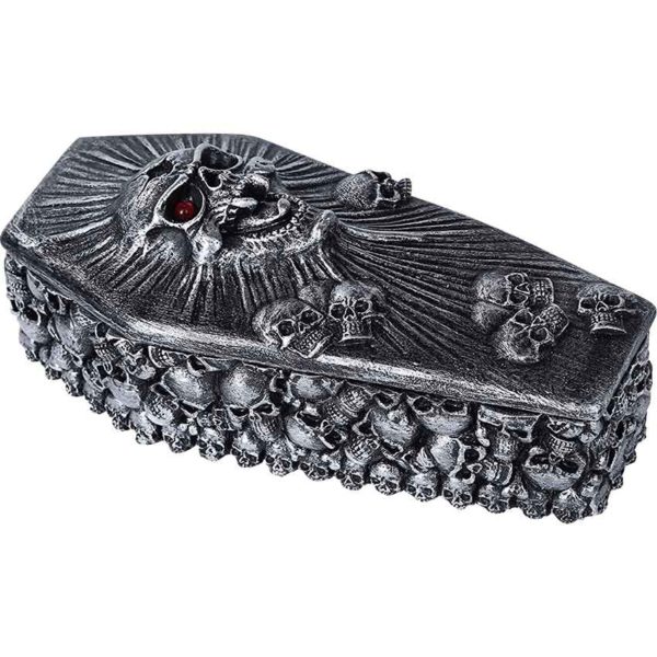 Skeleton & Skull Trinket Boxes - Medieval Collectibles
