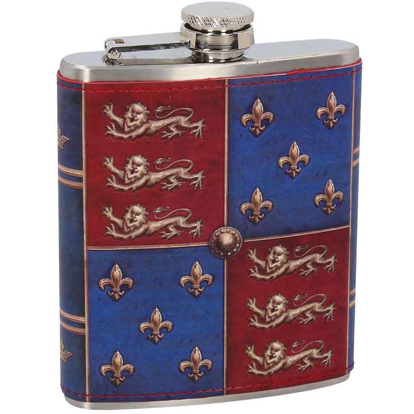 Medieval Shield Hip Flask - CC12923 - Medieval Collectibles