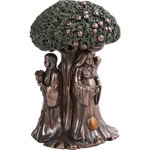 Triple Goddess Tree of Life Statue