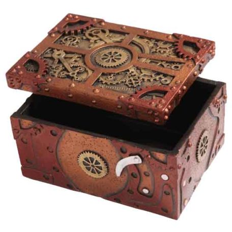 Clockwork Steampunk Storage Box - CC9636 - Medieval Collectibles