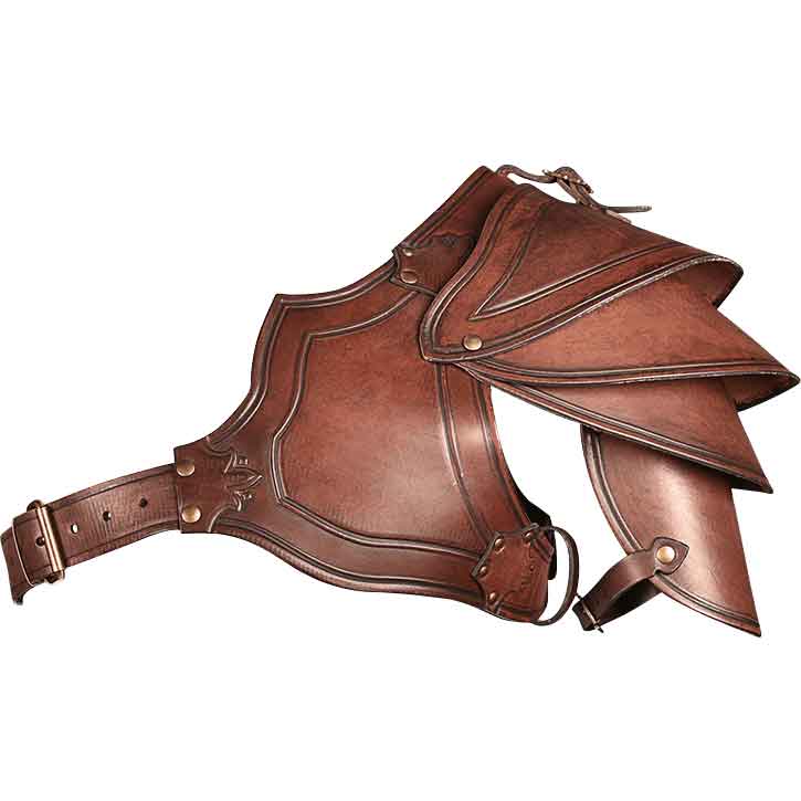 Leather Pauldrons and Leather Spaulders - Medieval Collectibles