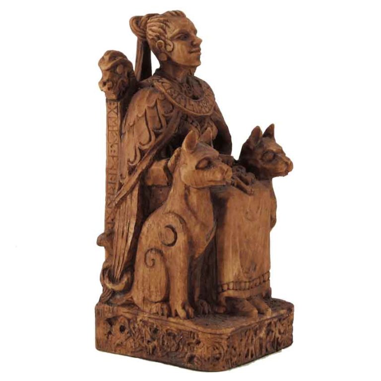 Seated Freya Statue - DD-165-FYAW - Medieval Collectibles