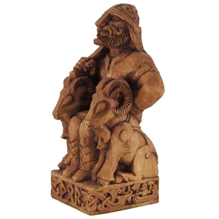 Seated Thor Statue - DD-171-STHW - Medieval Collectibles