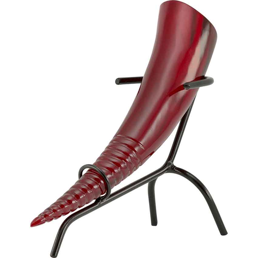 Red Decorative Horn - HW-700883S - Medieval Collectibles