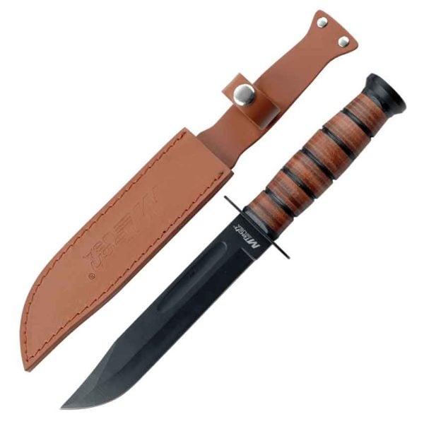 Black Military Utility Knife - MC-MT-122 - Medieval Collectibles
