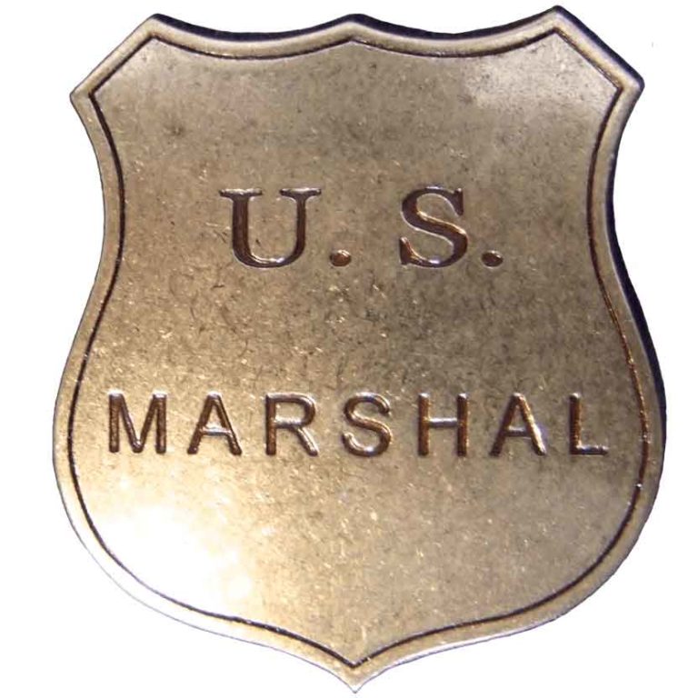 U.S. Marshal Badge - OD103 - Medieval Collectibles