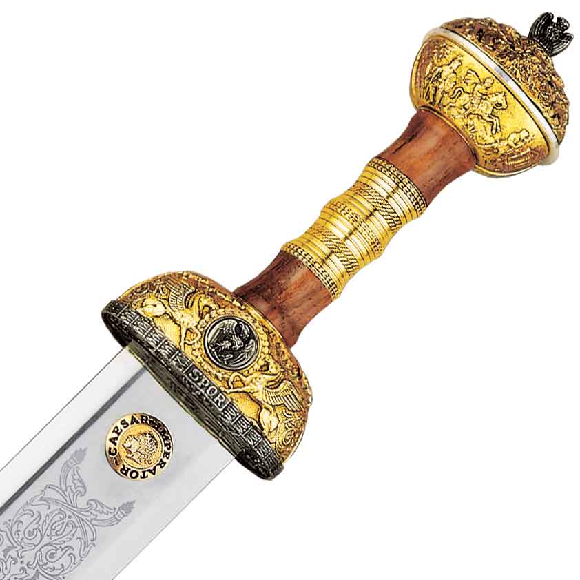 Gold Julius Caesar Sword - SG212 - Medieval Collectibles