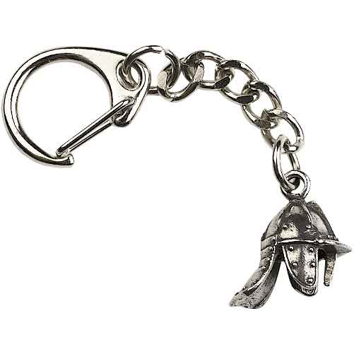 Roundhead Helmet Key Ring - WR-CWHKR - Medieval Collectibles