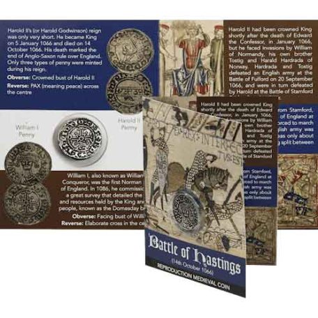 Battle of Hastings William I Coin Pack - WR-HW1PCP - Medieval Collectibles
