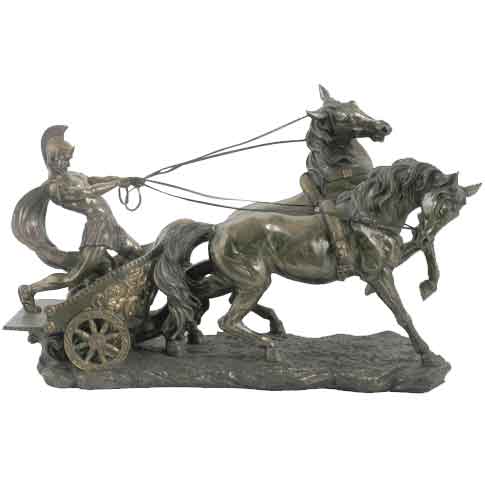 Roman Chariot Statue - WU-1409 - Medieval Collectibles