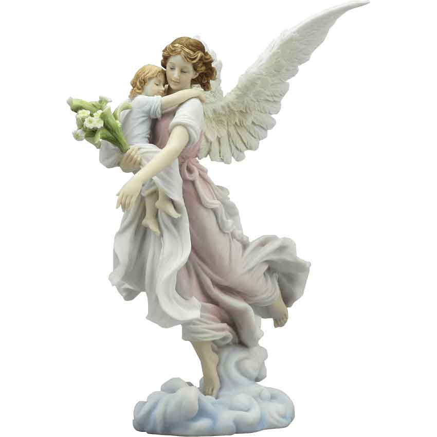 Guardian Angel with Child - WU-1752 - Medieval Collectibles