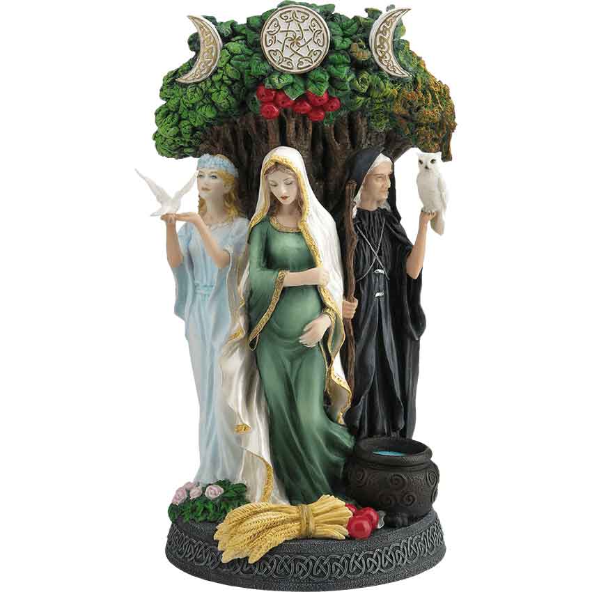 Maiden, Mother, and Crone Statue - WU-1931 - Medieval Collectibles