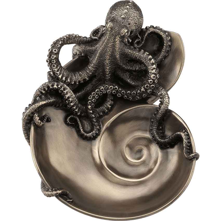 Spiral Shell Octopus Tray - WU-1984 - Medieval Collectibles
