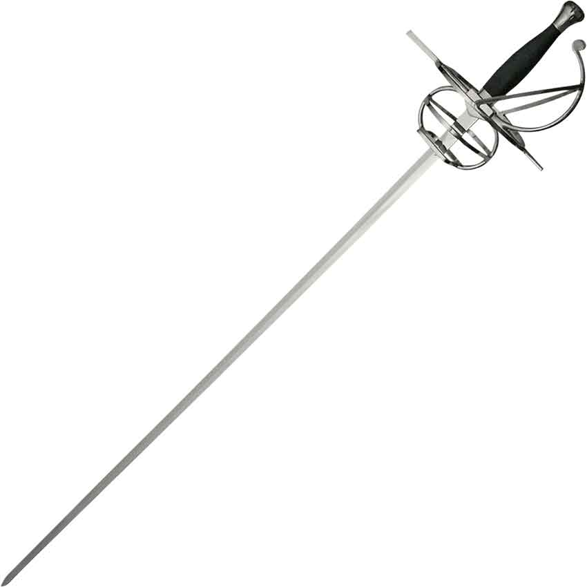 Black Hilt Rapier - ZS-926850 - Medieval Collectibles