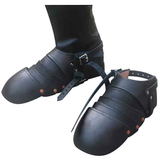 Leather Sabatons and Medieval Foot Armour - Medieval Collectibles