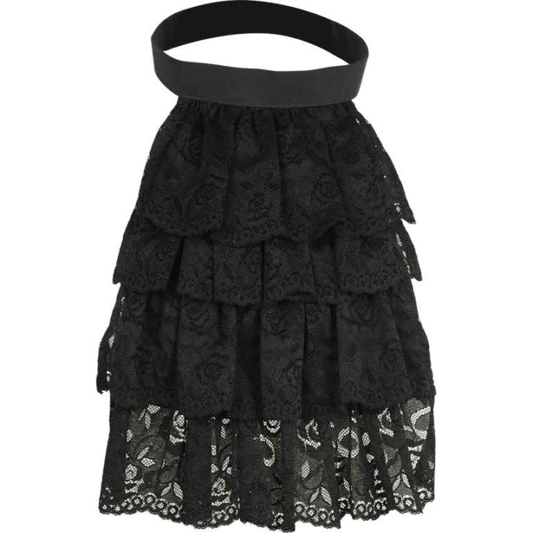 Victorian Lace Jabot and Wristcuffs
