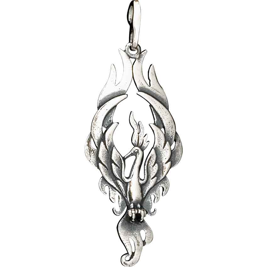 Phoenix Jewelry and Firebird Necklaces - Medieval Collectibles