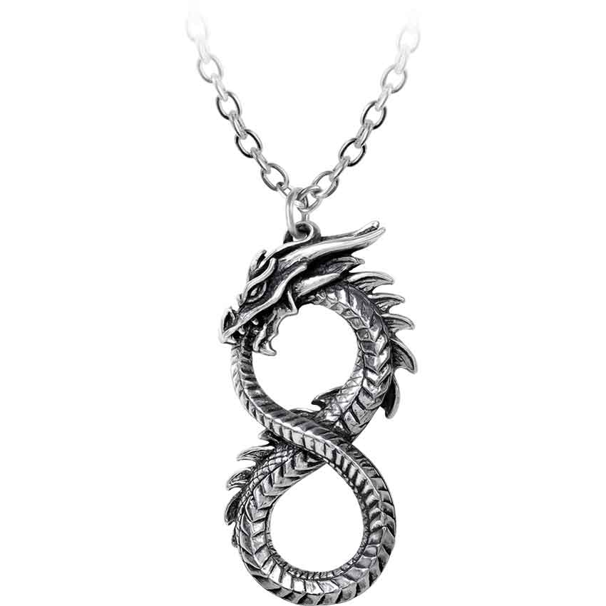 Infinity Dragon Necklace