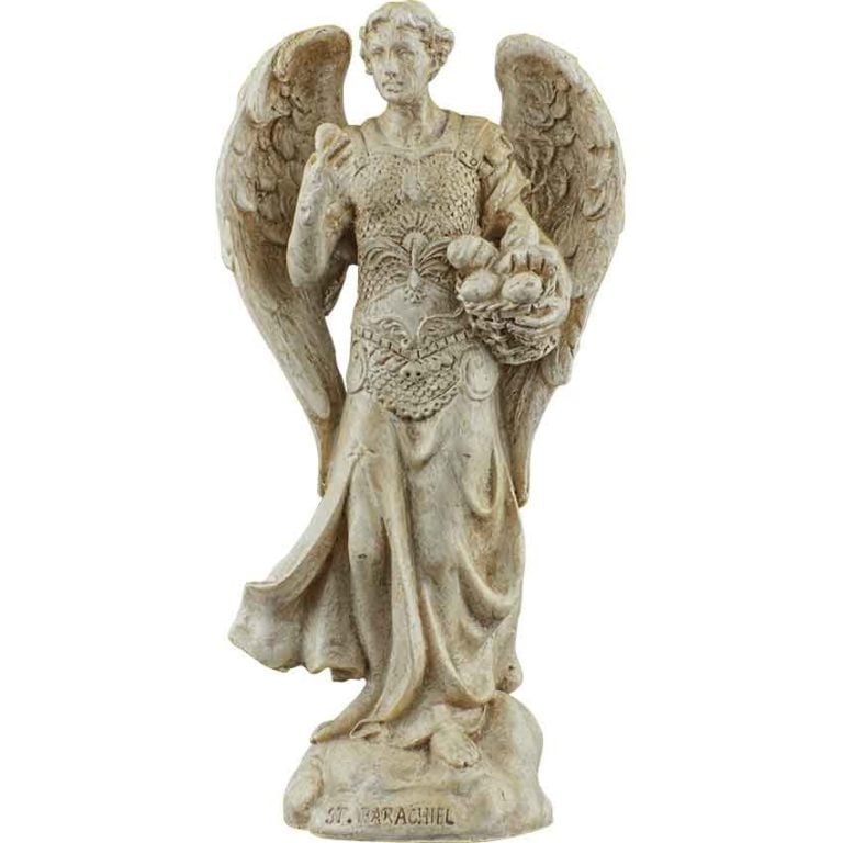 Angel Leaning On A Tombstone Statue - WU-1168 - Medieval Collectibles