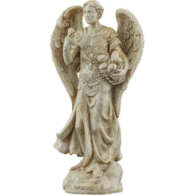 White Archangel Barachiel of Blessings Statue - CC11196 - Medieval ...