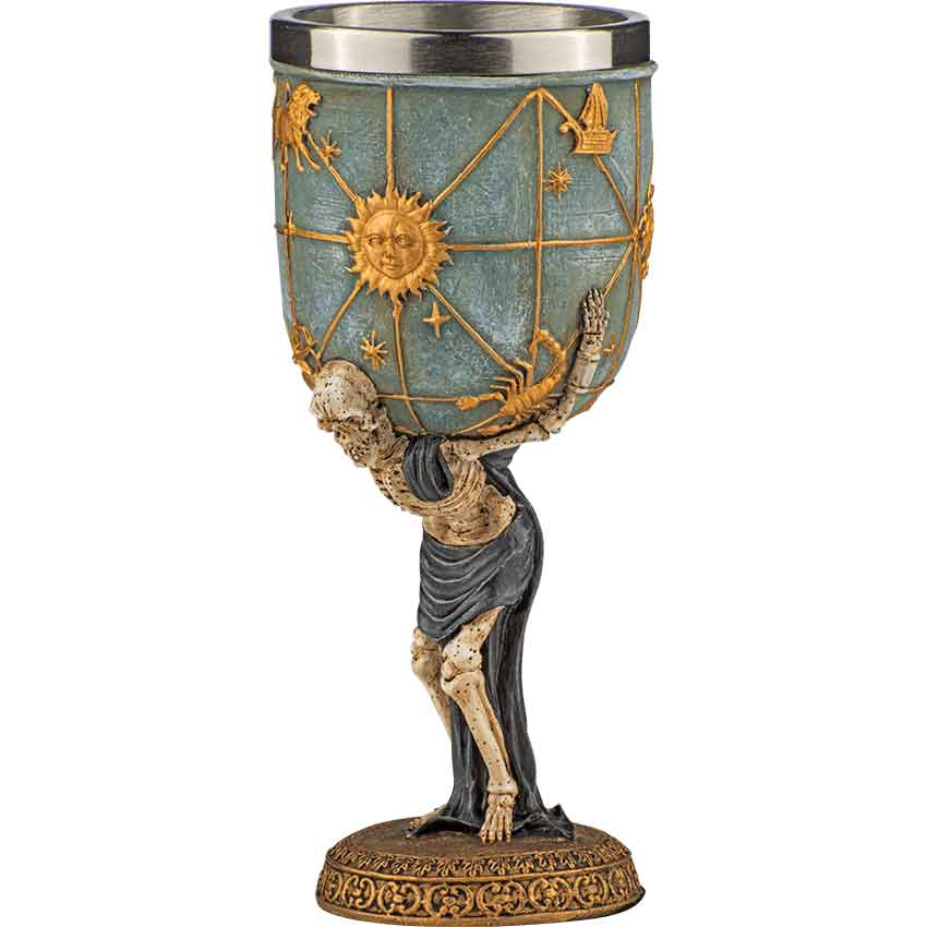 Atlas Skeleton Goblet - CC11880 - Medieval Collectibles