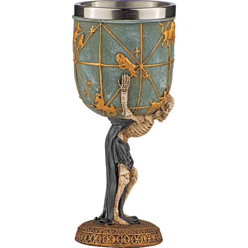 Atlas Skeleton Goblet - CC11880 - Medieval Collectibles