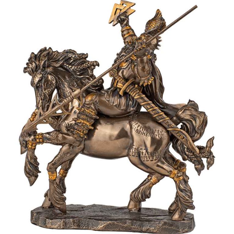 Odin and Sleipnir Statue - CC8430 - Medieval Collectibles
