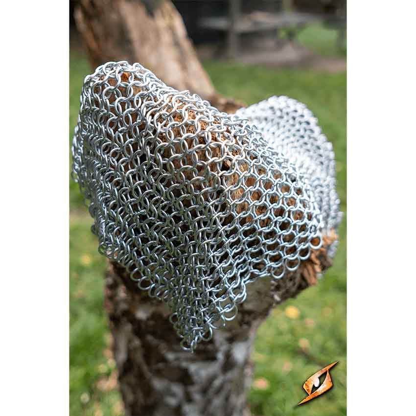 DIY Chainmail Sheet - 9mm Natural Finish - Small